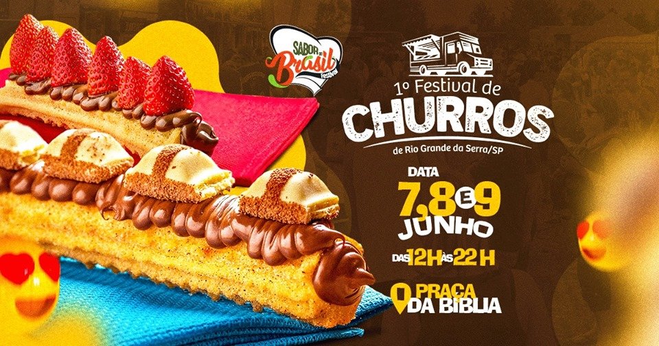 Rio Grande da Serra recebe 1º Festival de Churros - Jornal Mais ...