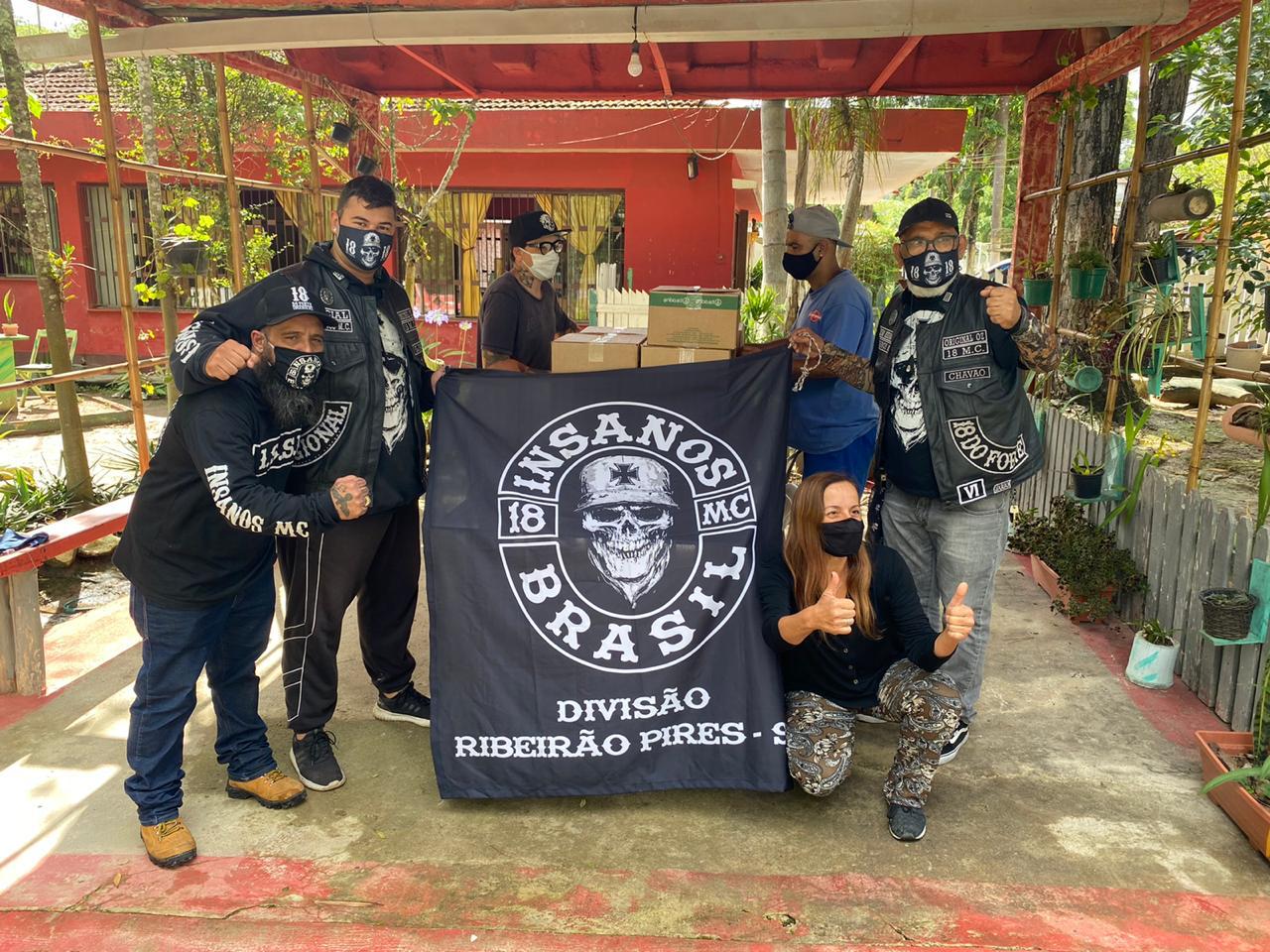 Insanos MotoClube realiza ação social e entrega doações no ABC - Jornal ...