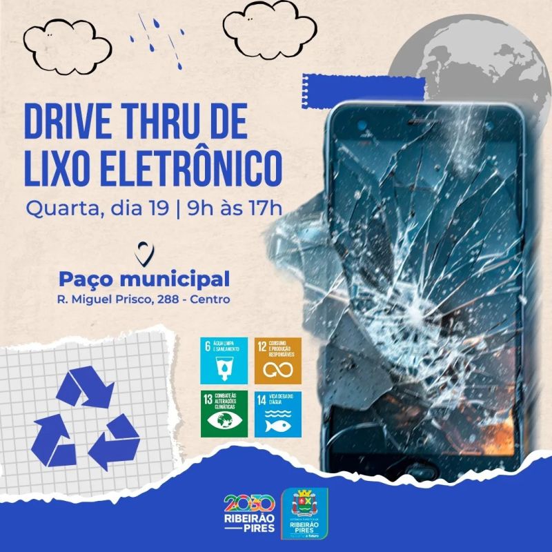 Meio Ambiente promove Drive Thru de Lixo Eletrônico nesta quarta-feira ... Meio Ambiente promove Drive Thru de Lixo Eletrônico nesta quarta-feira ...